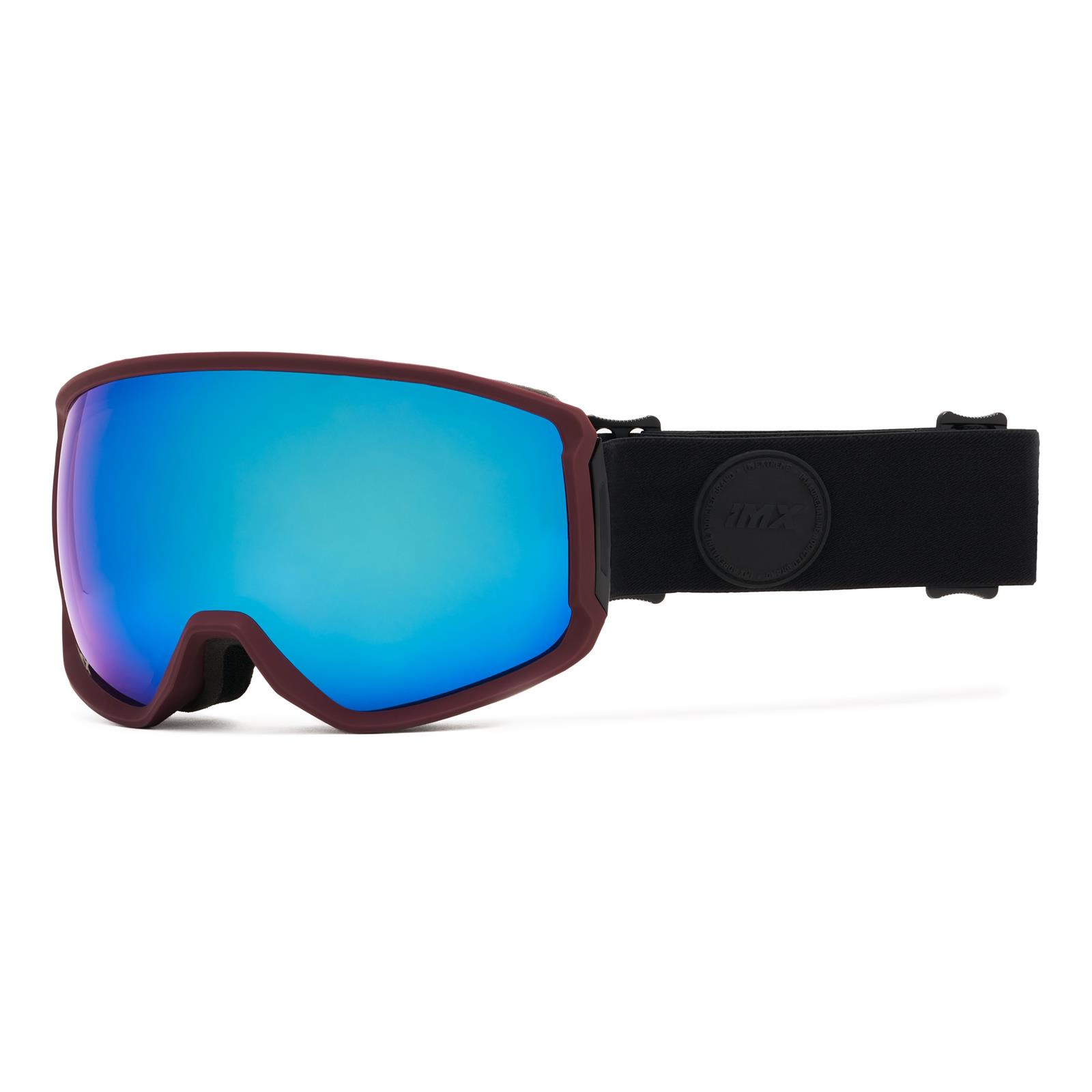 Gogle Snowboardowe IMX Peak Purple Matt/Black - Szyba Podwójna Blue ...