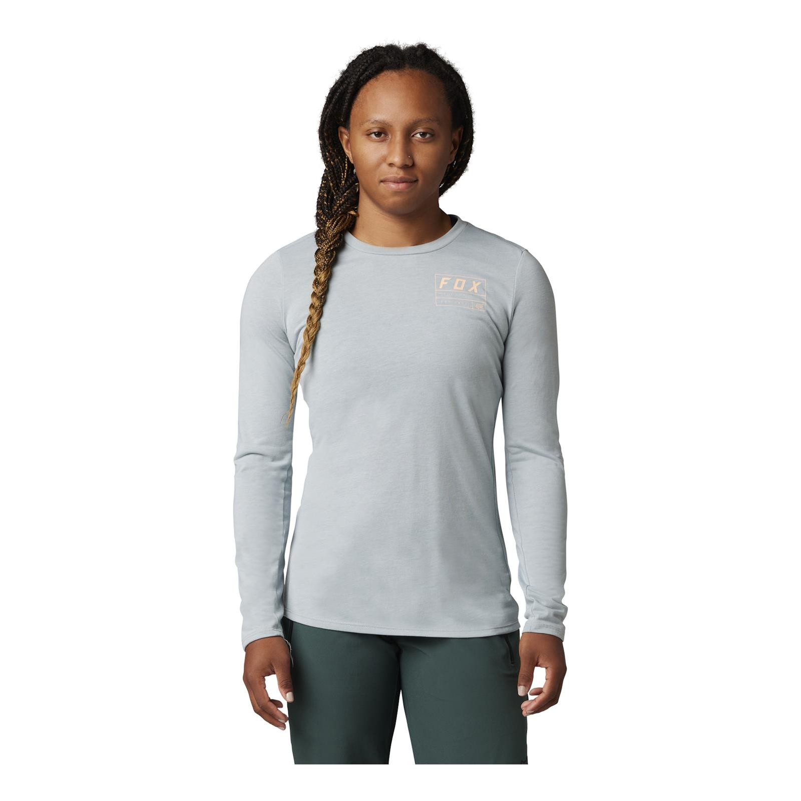 Koszulka na rower damska FOX LADY RANGER DR Z DŁUGIM RĘKAWEM GUNMETAL ...